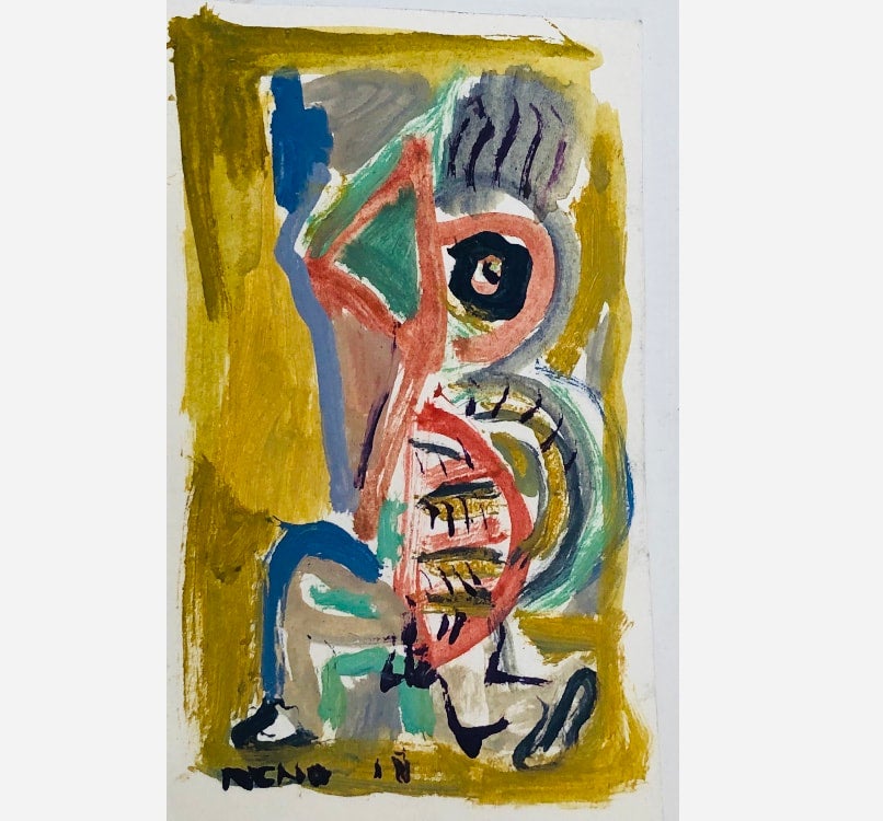 Kneeling Figure by Joe Reno | Meloy Gallery